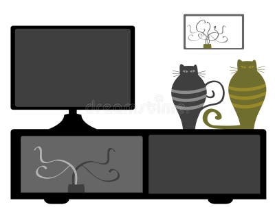 Tv Stand Vector Stock Illustrations – 6,300 Tv Stand Vector Stock ...
