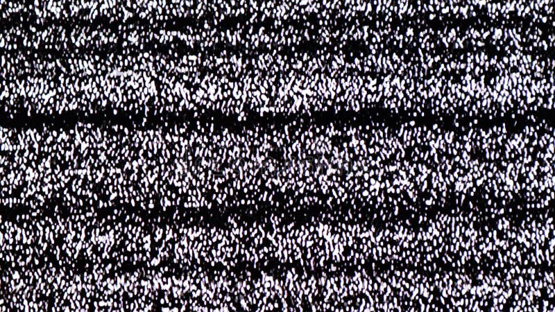 TV Static Noise Glitch Effect â€“ Original Video from a Vintage CRT ...