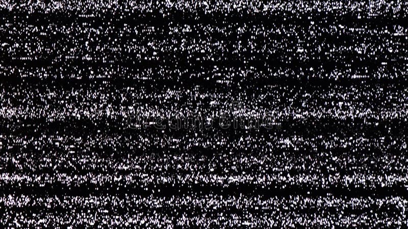 TV Static Noise Glitch Effect â€“ Original Video from a Vintage CRT ...