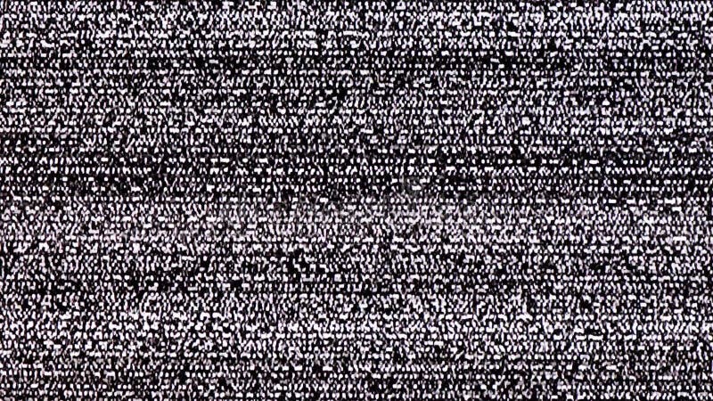 TV Static Noise Glitch Effect â€“ Original Video from a Vintage ...