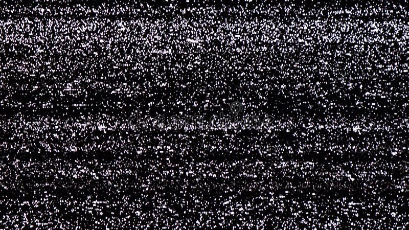TV Static Noise Glitch Effect â€“ Original Video from a Vintage CRT ...