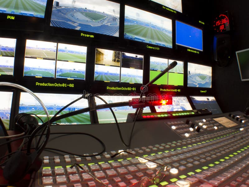 TV studio stock image. Image of objects, focus, color - 49434097