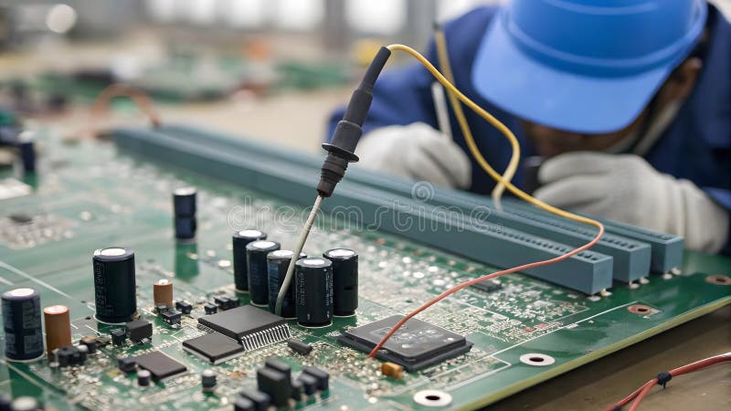 Working Electronic Board Stock Illustrations – 1,623 Working Electronic ...