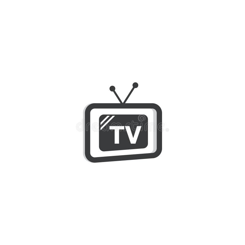 TV or Television Channel Icon Logo Design Vector Template Stock Vector ...