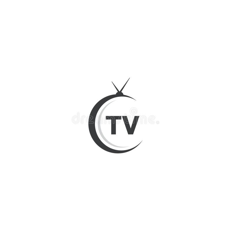 TV or Television Channel Icon Logo Design Vector Template Stock Vector ...