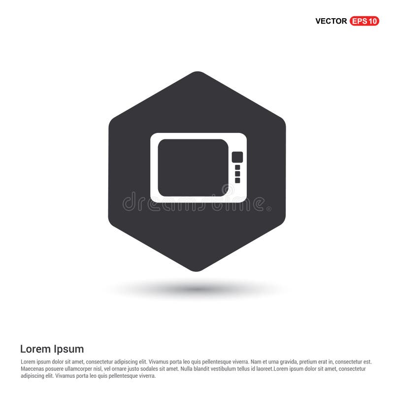 Tv, television icon stock vector. Illustration of graphic - 132405166