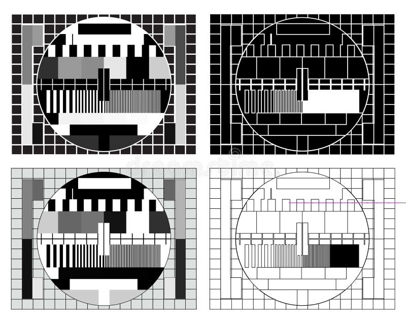 Television test card stock illustration. Illustration of signal - 115826980