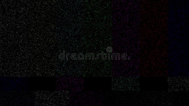 TV Test Card with Grain Effect. Stock Footage - Video of noise, classic ...