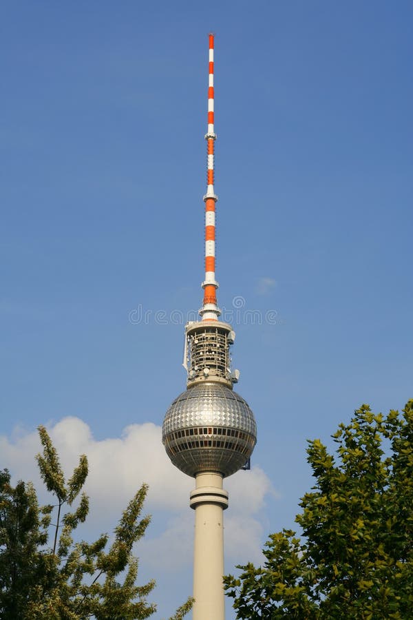 TV tower stock image. Image of europe, architecture, modern - 6365167