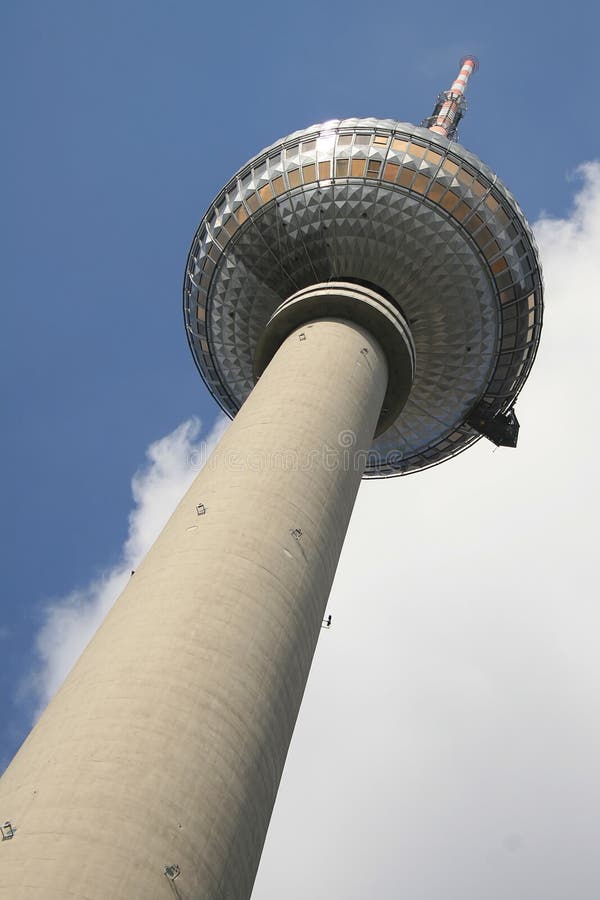 Tv tower stock image. Image of tower, platz, pattern, high - 7912309