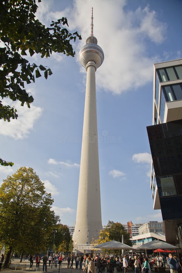 TV Tower Berlin at Alexander Place Editorial Image - Image of german ...