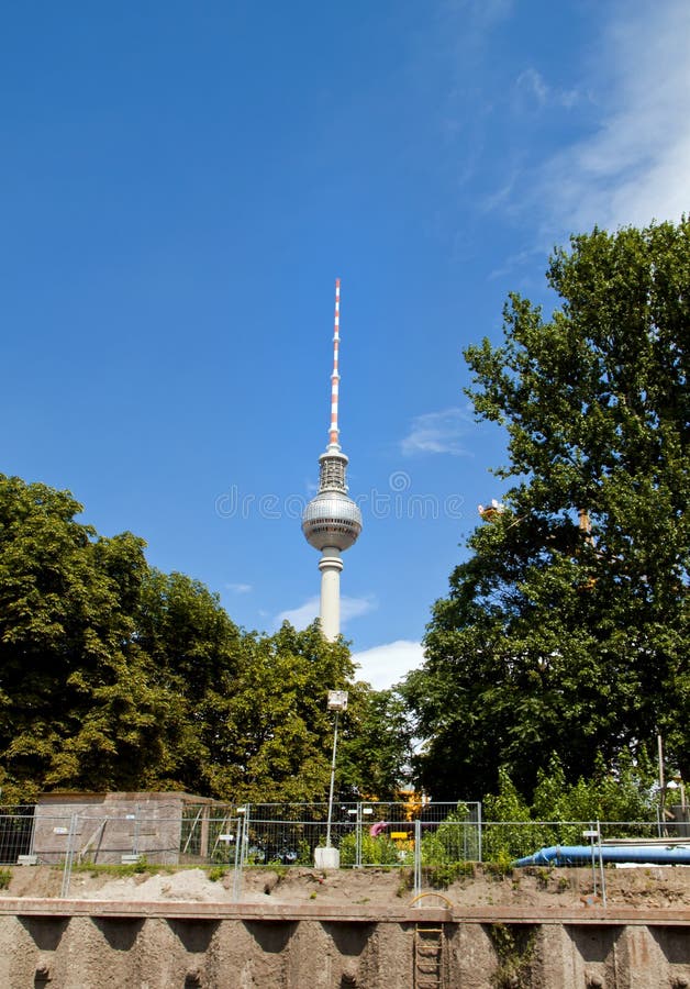 TV Tower in Berlin editorial photography. Image of country - 45745252