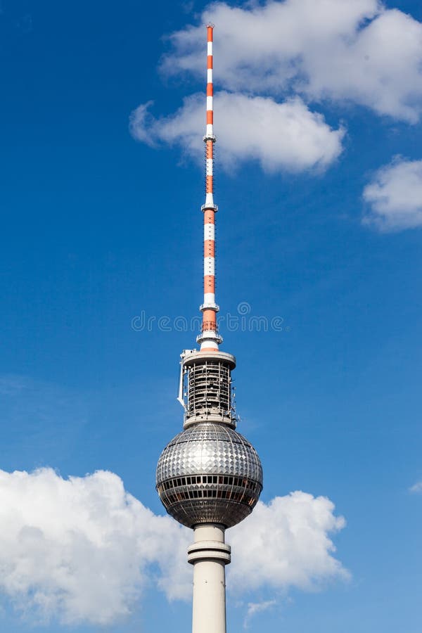 TV Tower Berlin Germany editorial stock image. Image of transmission ...