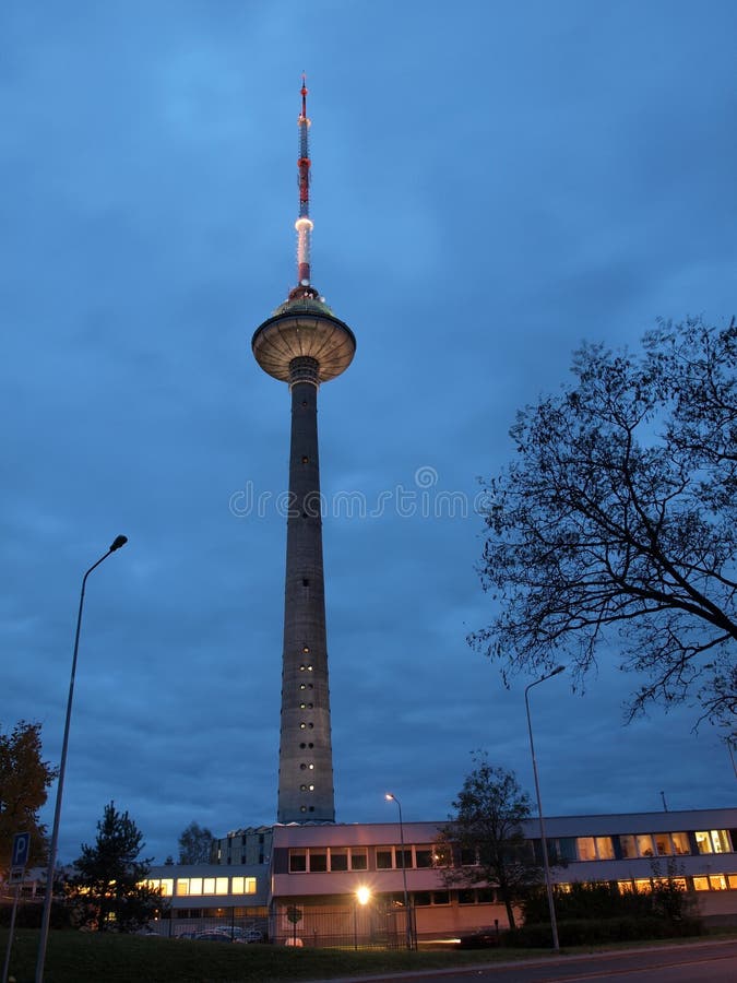 TV tower lights stock image. Image of digital, isolated - 16505333