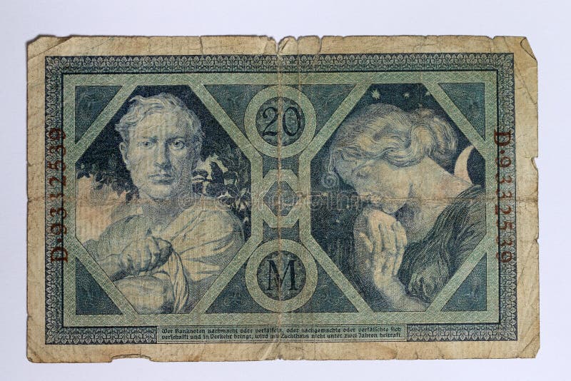 Tventy marks stock photo. Image of twenty, mark, currency - 87735350