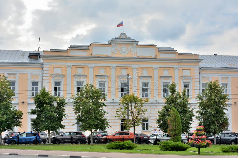 Tver, City Administration Building Editorial Stock Image - Image of ...