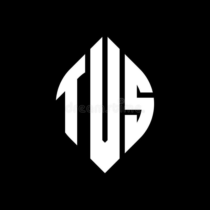 TVS Circle Letter Logo Design with Circle and Ellipse Shape. TVS ...