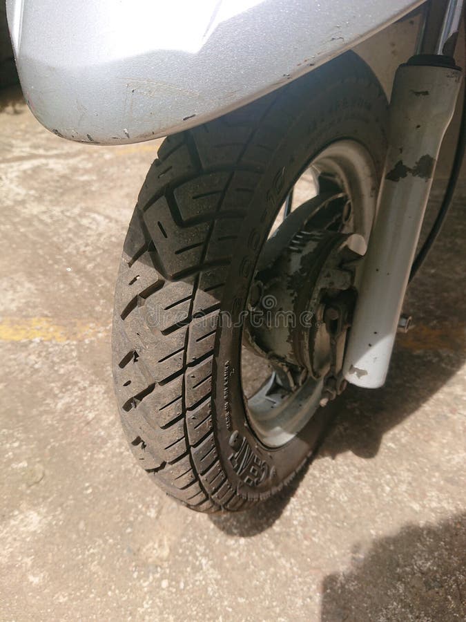Red Scooter - Front View stock photo. Image of motorcycle - 59004224