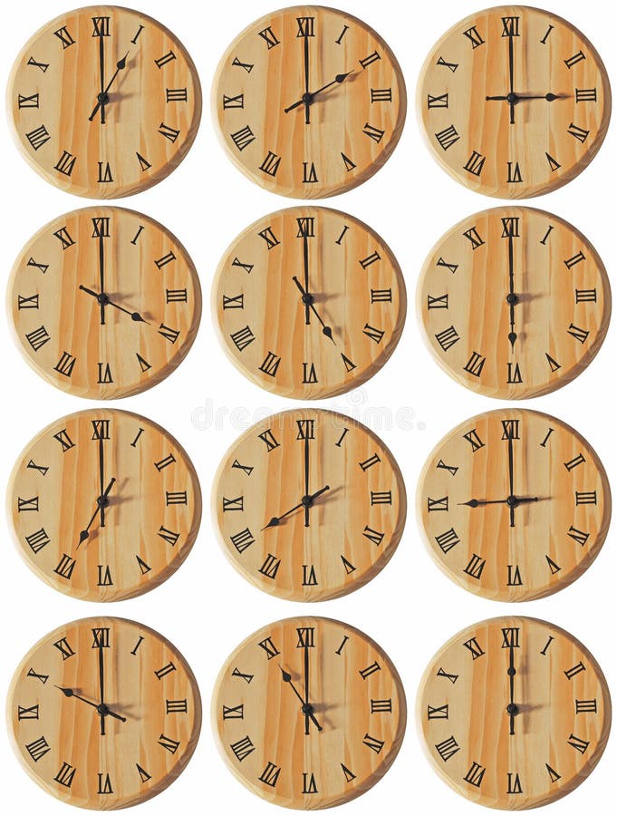 Twaalf Uren stock afbeelding. Image of houten, zwart - 11162523