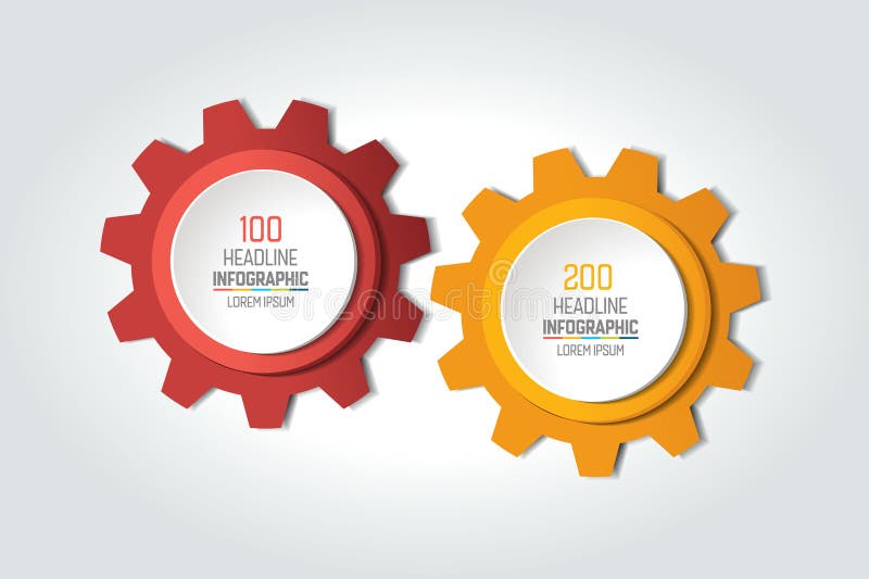 Twee Elementengrafiek, Regeling, Diagram Vector Illustratie ...