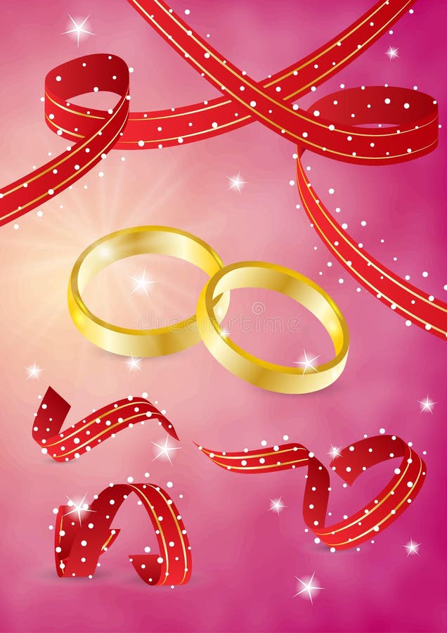 Twee ringen vector illustratie. Illustration of huwelijk - 39122168