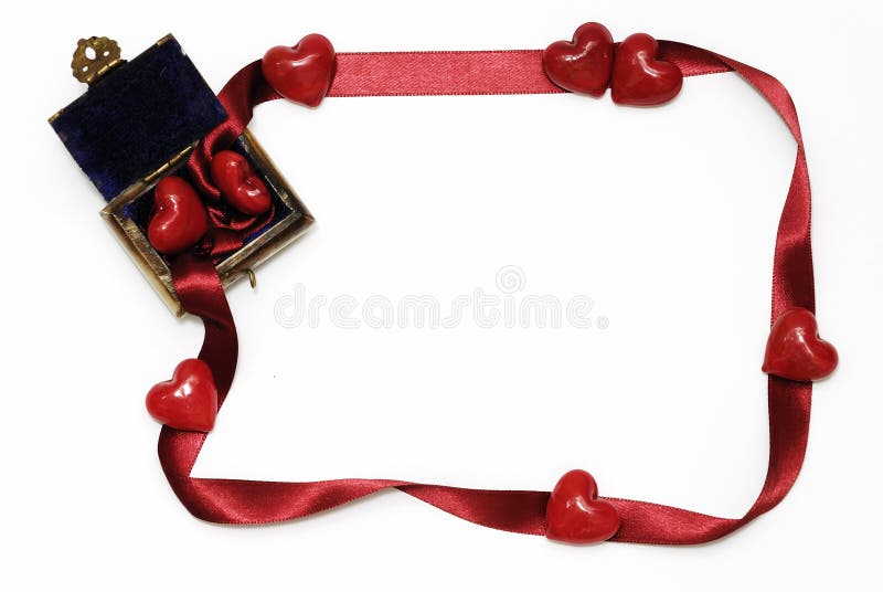 Twee Harten in Een Kleine Borst Stock Foto - Image of symbool ...