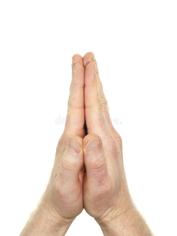 Twee Menselijke Palmen in Gebed Stock Foto - Image of achtergrond, twee ...