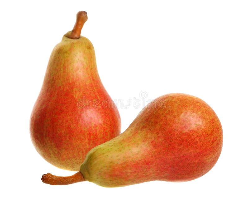 Twee peren stock afbeelding. Afbeelding bestaande uit voeding - 18805049