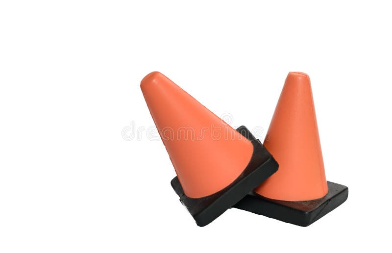 De Kegels Van De Veiligheid Stock Foto - Image of veiligheid, waarschuw ...