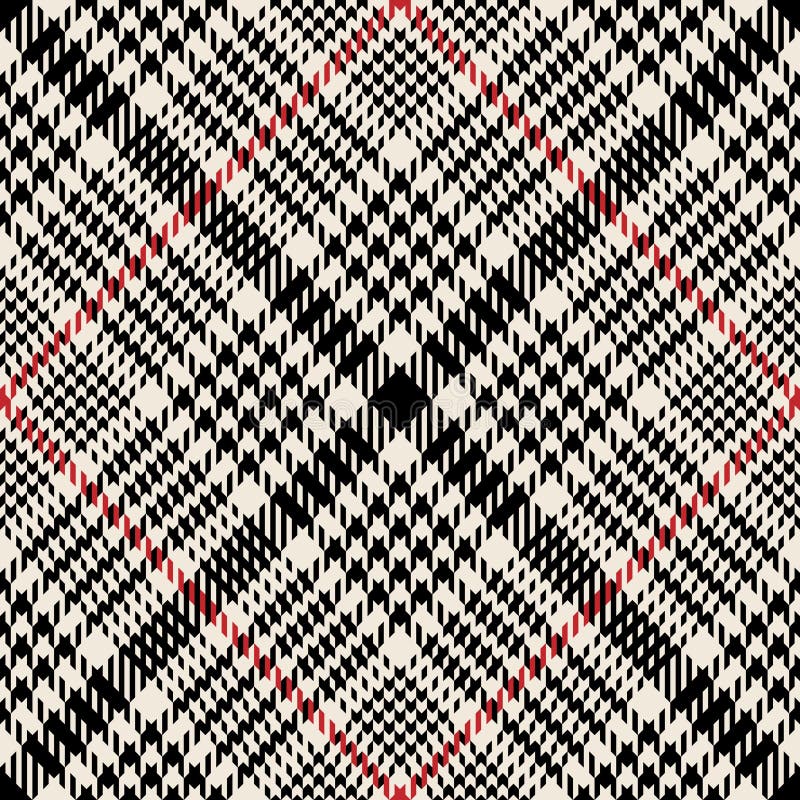 Tweed Pattern Diagonal Plaid. Seamless Hounds Tooth Texture. Stock ...