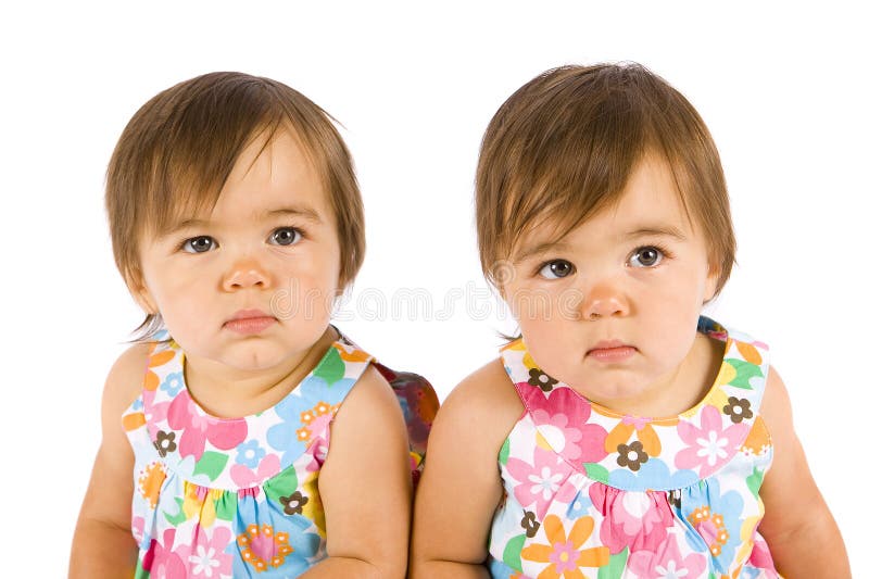 Tweeling babys stock afbeelding. Image of levensstijl - 10143781