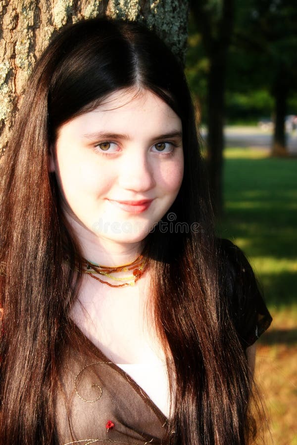 Tween Girl stock photo. Image of tween, outdoors, girl - 757796