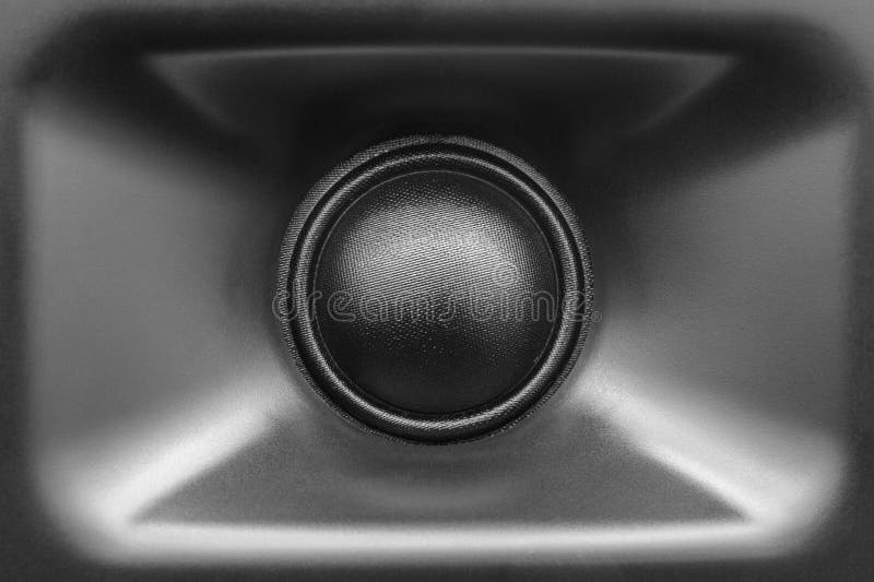 Tweeter Close-up. Acoustic System. Stock Photo - Image of detail ...