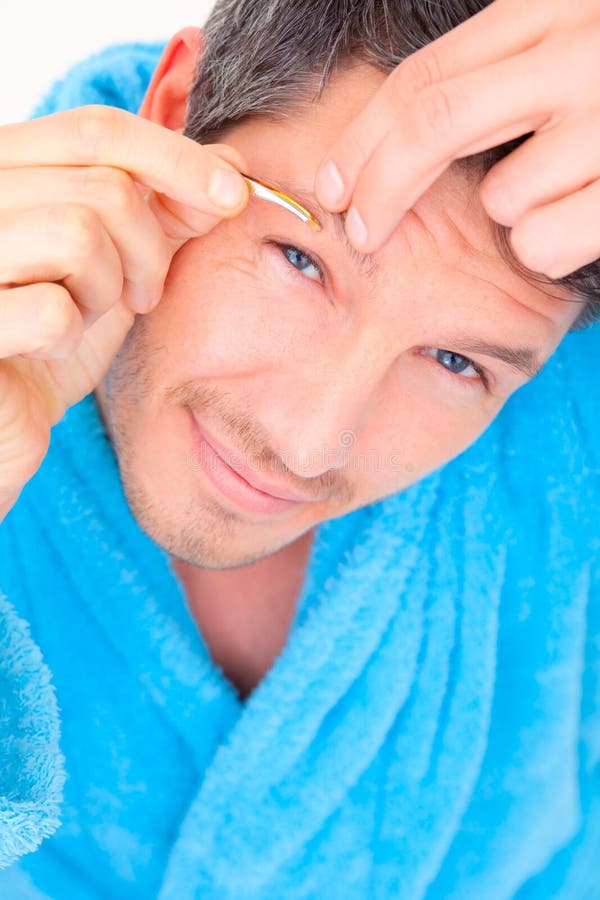 Tweeze man stock image. Image of care, hygiene, hand - 13318409