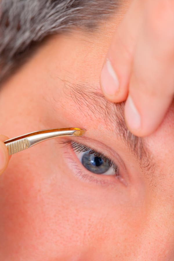 Tweeze man stock image. Image of face, hair, beauty, healthy - 13318427