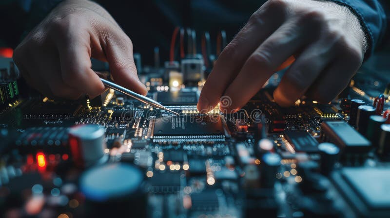 Tweezer-assisted Installation of the Processor for Seamless Laptop ...