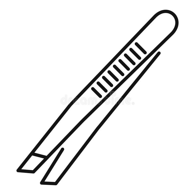Tweezers Icon Representing Beauty and Precision Tools Stock Vector ...