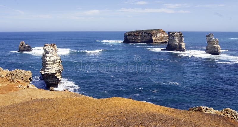 The Twelve Apostles, Rock Formations on the Great Ocean Road, Australia ...