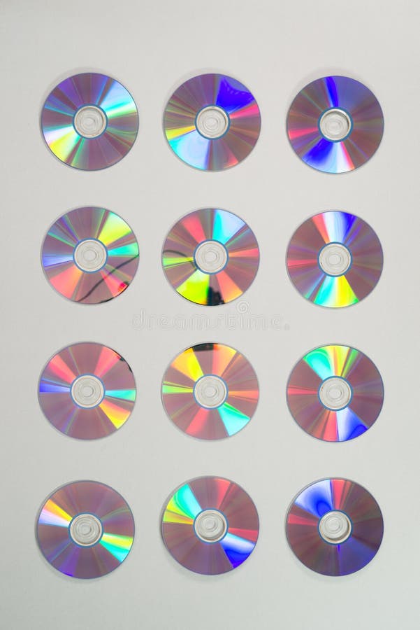 CDs in a rows stock photo. Image of business, backup - 23464380