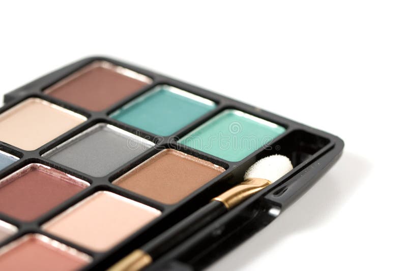 Eye shadow compact stock image. Image of gold, compact - 29508665