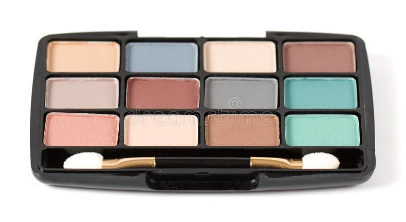 Eye shadow compact stock image. Image of gold, compact - 29508665