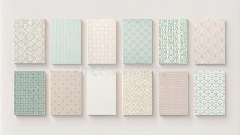 Twelve Elegant Neutral-toned Geometric Patterns for Design Projects ...