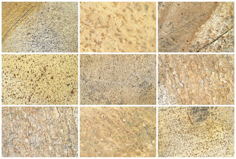 Twelve Natural Limestone Background or Textures Stock Image - Image of ...