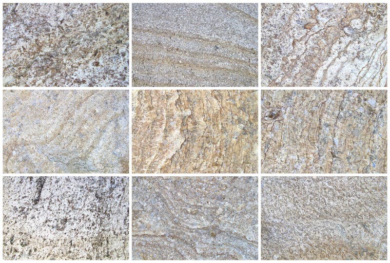 Twelve Natural Limestone Background or Textures Stock Image - Image of ...
