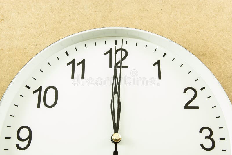 Twelve o clock stock photo. Image of alarm, number, work - 27904148