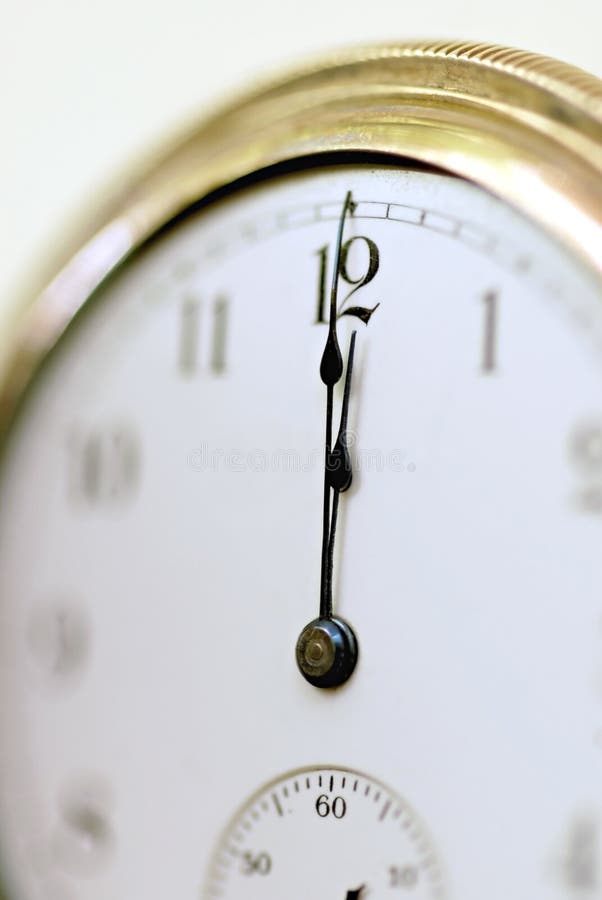 Twelve O Clock, vertical stock image. Image of face, clocks - 5464725
