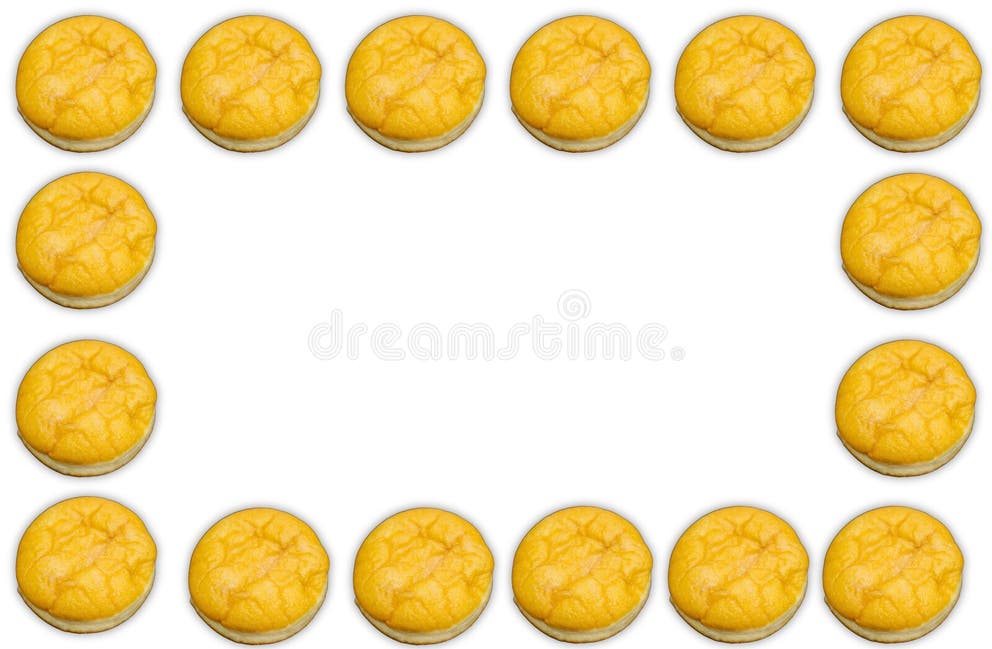 Frame Shape of the Twelve Golden Loaves Stock Image - Image of bakery ...