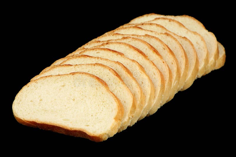 Twelve slices of bread stock photo. Image of dozen, background - 7646846