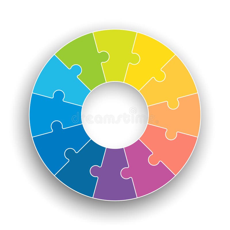 Twelve Step Modern Infographic Diagram Stock Vector - Illustration of ...