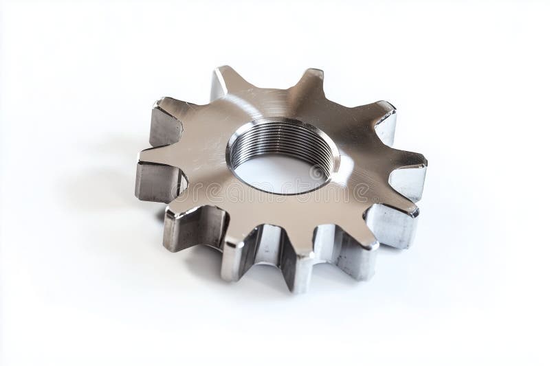 Twelve-Tooth Gear with Internal Thread Stock Illustration ...